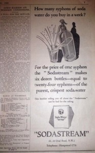 Sodastream History, the story of pop